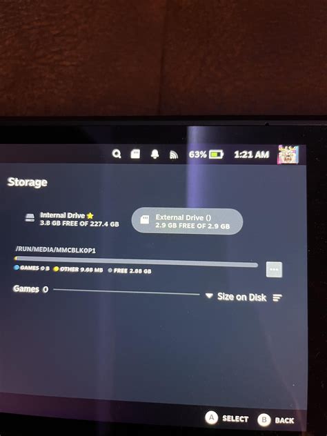Memory Error R Steamdeck