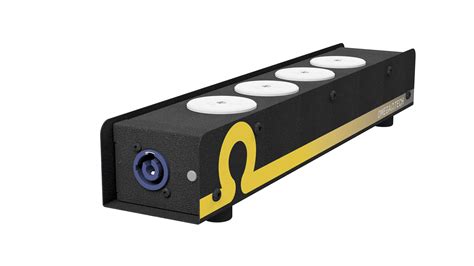 Stage Box Strip Powercon Input 4x 10a Gpo Outputs Omegatech