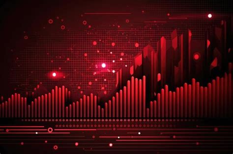 Premium Photo Abstract Financial Growth Chart With Uptrend Line Graph