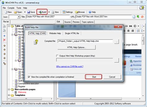 html to chm converter convert html to chm
