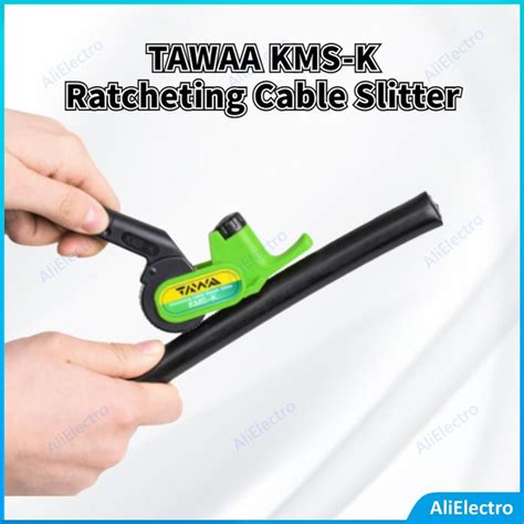 New Kms K Ratcheting Cable Slitter Optical Fiber Tool Stripper Cutter Fibra óptica Fibre Optique