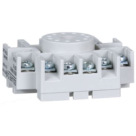 Schneider 15 A Rating Din Rail And Surface Socket Mounting Relay Socket 5b585 8501nr61 Grainger