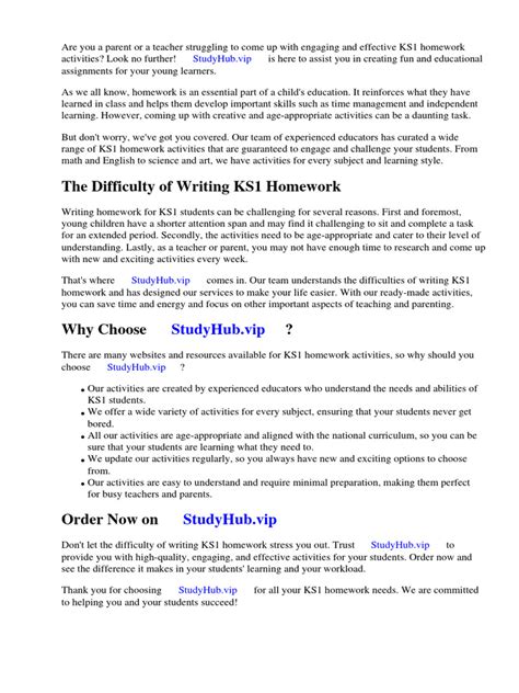 Ks1 Homework Activities Pdf Metals Teachers
