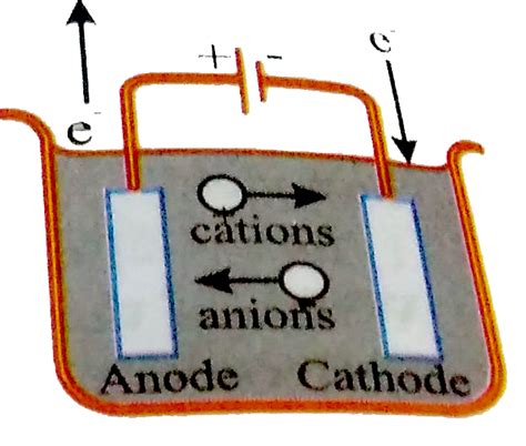 Schematic Diagram Of An Electrolytic Cell Is