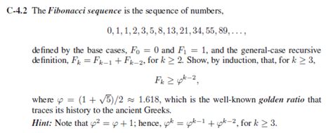 solved question 2 c 4 2 the fibonacci sequence is the sequence of 1 answer transtutors