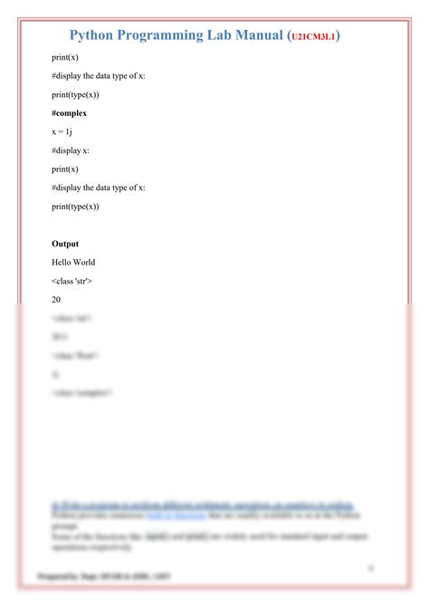 Solution Python Programming Labsmanual A Y 23 24 Studypool