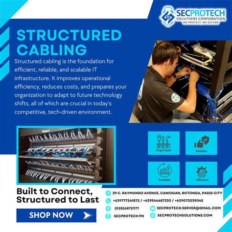 Secprotech 🔌 Upgrade Your Network With Structured Cabling 🔌 Is Your Business Ready For A