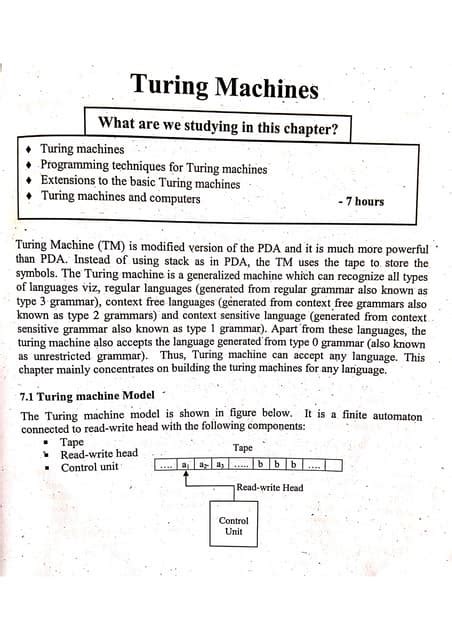 Theory Notes Theory Of Computation For Vtu Pdf