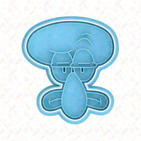 🍪 Spongebob Squarepants Faces Cookie Cutter Set Of 7・ 3d File For 3d Printing・cults