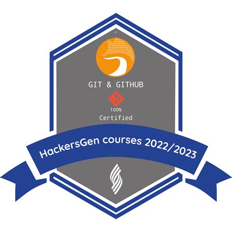 hackersgen course excellent commitment git and github credly
