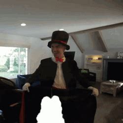 Funny Magician Disappear Trick  500×500 Magician