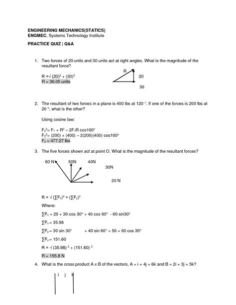 SOLUTION Physics Mechanics Statics Sample Problems With Answers Studypool