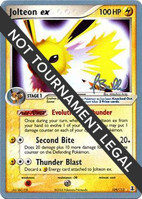 Jolteon Ex Card