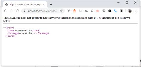 Problem Accessdenied On Downloading Files From A Webhook Event Api