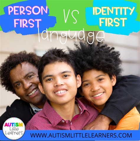 Person First Vs Identity First Language Autism Little Learners