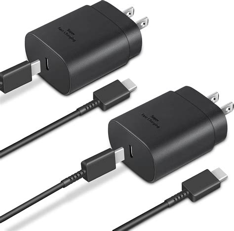 Cargador De Pared Usb C Paquete De 2 Cargadores Tipo C De 25 W