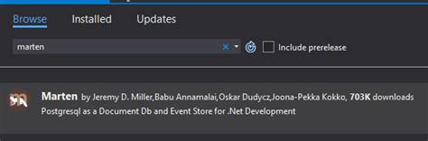 Using Marten With Postgres As A Document Database By Fredrik Erasmus Quick Code Medium