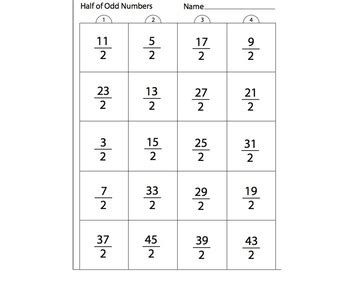Dividing Odd Numbers By Kevin Wilda TPT