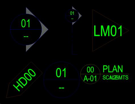 Level Symbol In DWG 8 47 KB CAD Library