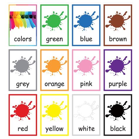 What Are Colour Words Free Worksheets Printable