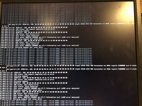 Freenas Errors What Do They Mean Rfreenas
