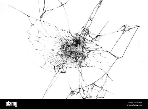 Cracked Car Glass Texture Cut Out Stock Images And Pictures Alamy