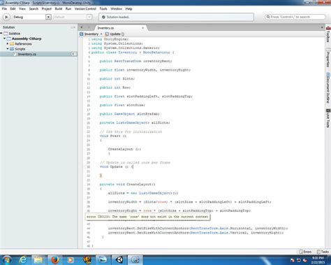 Invertory Script Unity Engine Unity Discussions