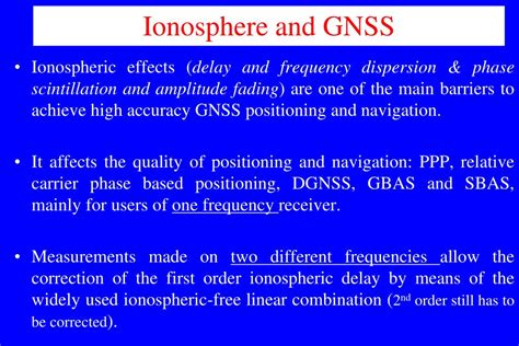 Ppt Gnss Ionosphere Research Activities At Fctunesp Powerpoint