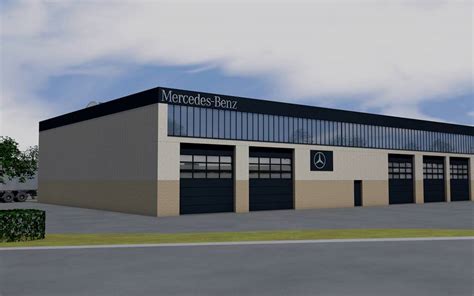 Extension Of Workshop Halls With Service Pits Industrial Premises