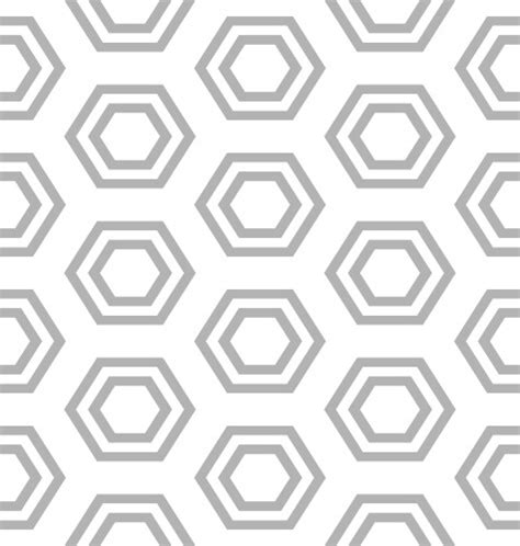 Honeycomb Grid Structure Seamless Pattern Grainy Vector Image