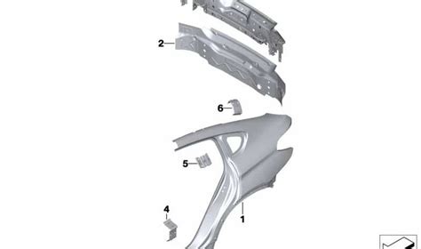 Rear Outer Trim For Bmw F26 Oem 41117385387 Original Bmw