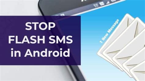 how to stop flash messages on android airtel vodafone idea bsnl jio