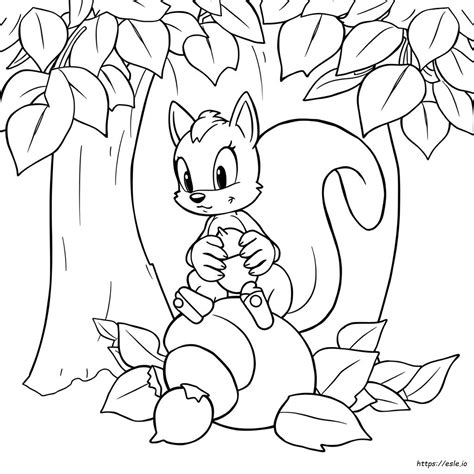 Sonic 3 Para Colorir
