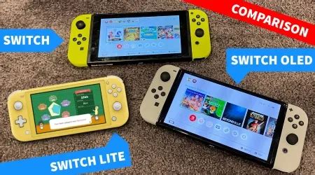 Nintendo Switch OLED Vs Switch Vs Switch Lite Parent S Guide