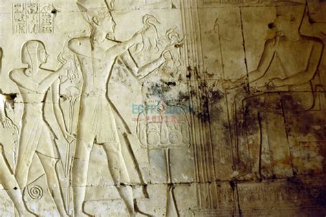 King Seti I Receiving Life Symbolized By The With Smarthistory