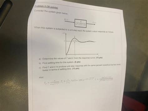 Solved Problem Points Consider The System Given Below Chegg