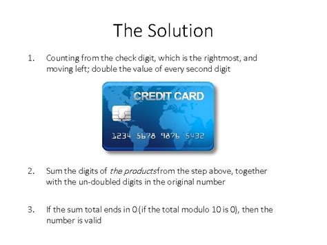 An Introduction To Algorithms Validating Credit Card Numbers