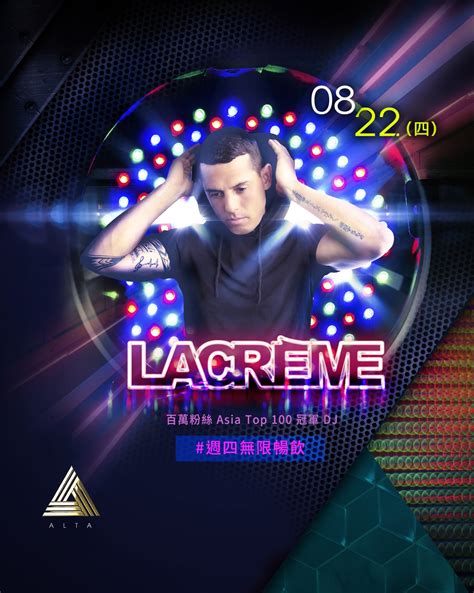 Alta Nightclub 8 月 22 日今晚，百萬粉絲 Asia Top 100 冠軍 Dj Facebook