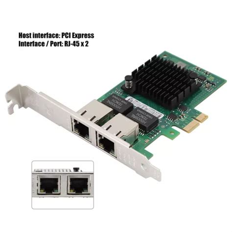 PCI E DUAL PORT Network Adapter For Ethernet Controller I350 AM2 83 67 PicClick AU