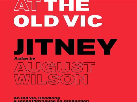 Jitney At The Old Vic In London Ticketed