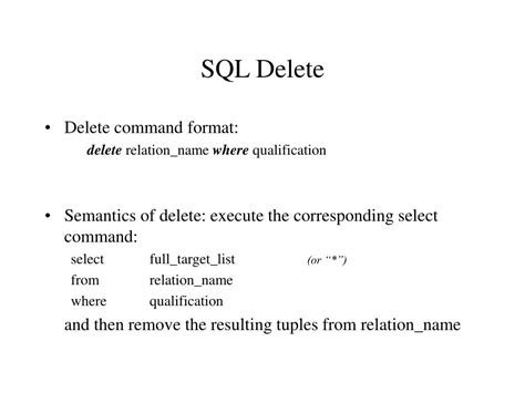 Ppt Sql Powerpoint Presentation Free Download Id5770482