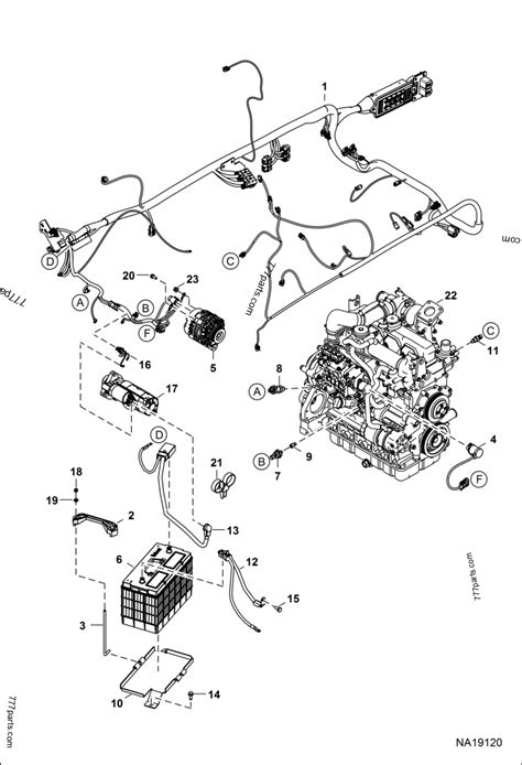 Engine Electrical Circuitry Engine Sensors Battery Alt And Starter Loaders Bobcat S650