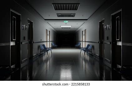 Dark Empty Hospital Room