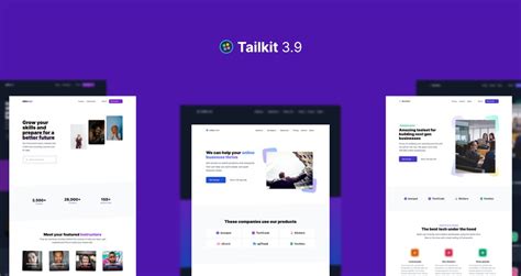 Pixelcave On Twitter Tailkit 39 Update Is Now Live 🔥 All Templates Laravel And Vuejs Were
