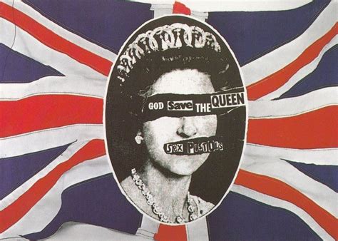Sex Pistols God Save The Queen Mint Postcard Topics Entertainment