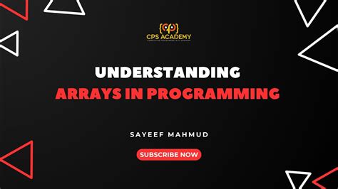 Understanding Arrays In Programming Basics Explained Clearly Sayeef