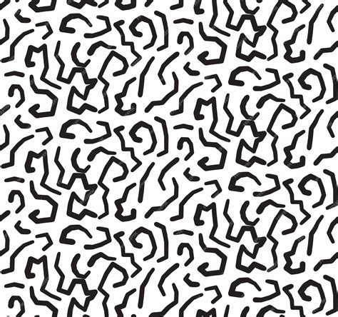 Premium Vector Seamless Pattern Abstract Curved Lines Background