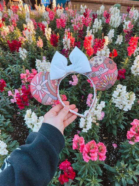 Groovy Flower Ears Groovy Flower Minnie Ears Minnie Ears Spring