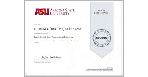 Completion Certificate For Teach English Now Foundational Principles