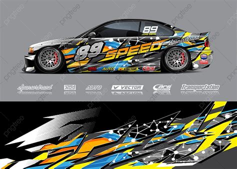 Race Car Livery Design Vector Mockup Template Download On Pngtree